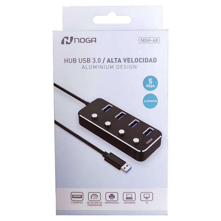 HUB USB 4 Puertos 5 Gbps - Noganet
